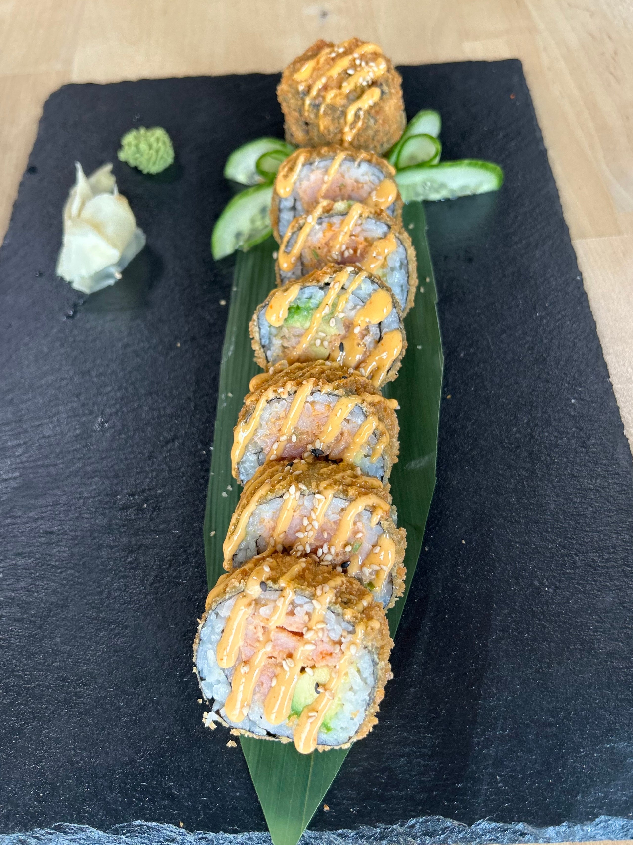 NEW FRY Spicy Salmon Roll | Fusion Poke